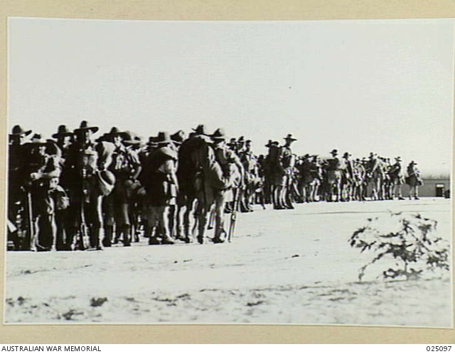NUSEIRAT, PALESTINE. 1942-10-09. REINFORCEMENTS FOR 9TH AUSTRALIAN ...