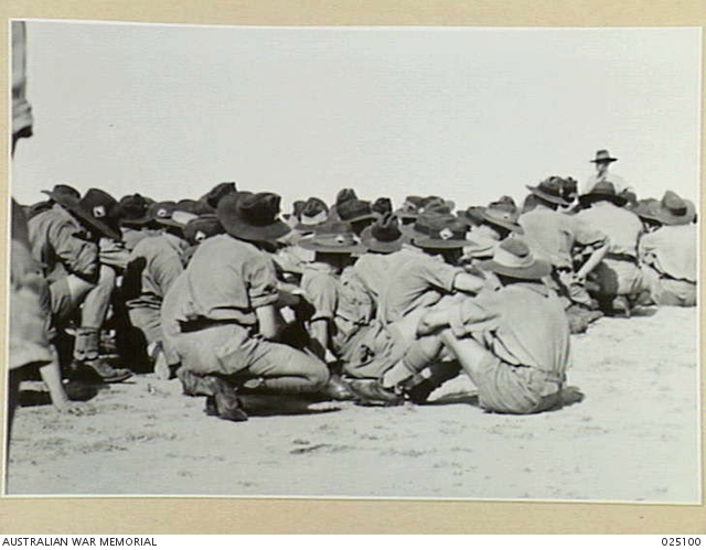 NUSEIRAT, PALESTINE. 1942-10-09. RECENTLY ARRIVED REINFORCEMENTS FOR ...