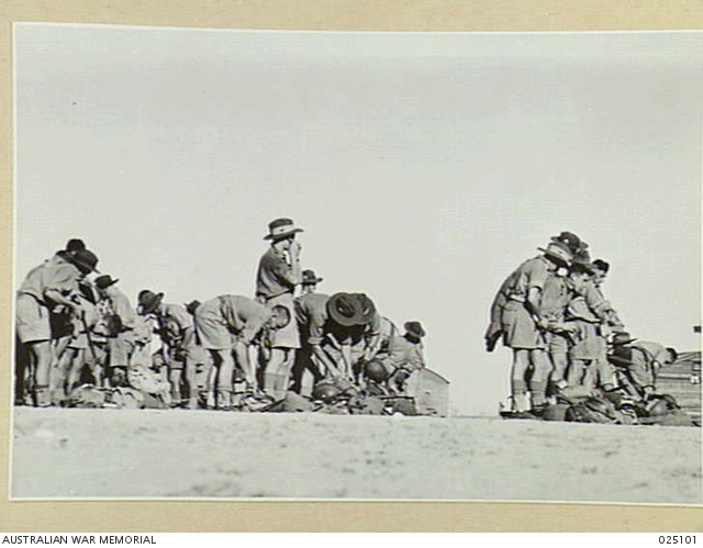NUSEIRAT, PALESTINE. 1942-10-09. NEWLY ARRIVED REINFORCEMENTS FOR THE ...