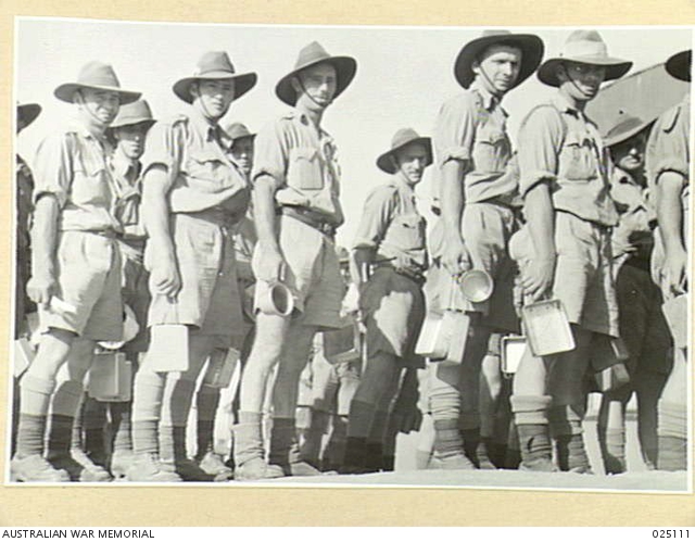 NUSEIRAT, PALESTINE. 1942-10-09. FRESHLY ARRIVED REINFORCEMENTS FOR THE ...