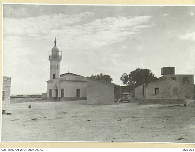 DABA, EGYPT. 1942-11-06. DABA RAILWAY STATION FROM THE REAR ...