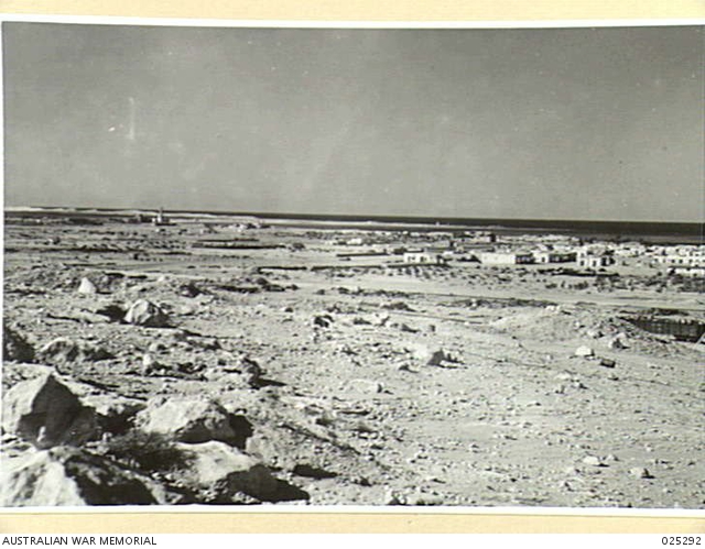 MERSA MATRUH, EGYPT. 1942-11-14 LOOKING OVER MERSA MATRUH FROM HILL ON ...