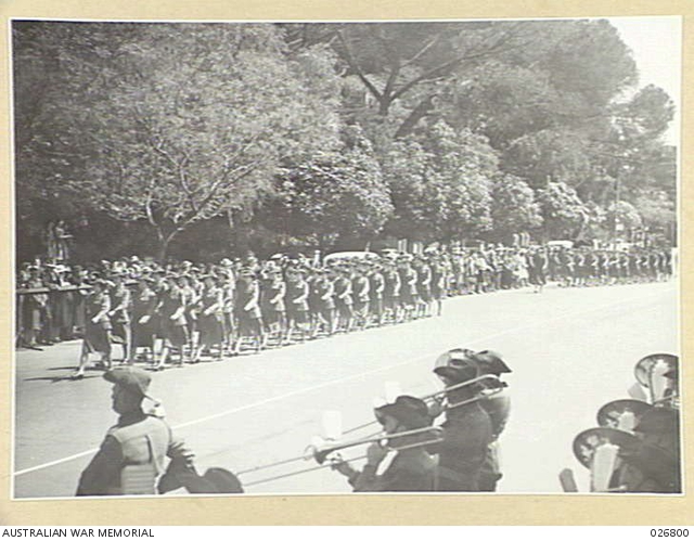PERTH, WA. 1942-09-25. MARCH OF THE AUSTRALIAN WOMEN'S ARMY SERVICE ...
