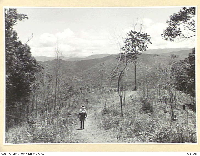 PAPUA, NEW GUINEA. 1942-10. A VIEW OF THE COUNTRY IN THE OWEN STANLEY ...