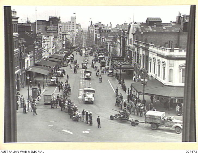 MELBOURNE, AUSTRALIA. 1942-11-11. GENERAL VIEW OF THE ANTI-AIRCRAFT ...