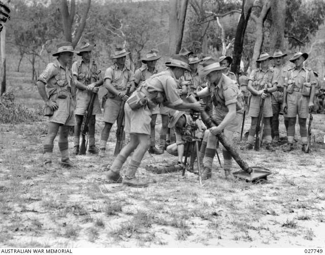 NORTHERN TERRITORY. 1942-11-03. LANCE-CORPORAL A. MILLARD (LEFT) (4) AND PRIVATE C.L. SHIELDS (5 ...