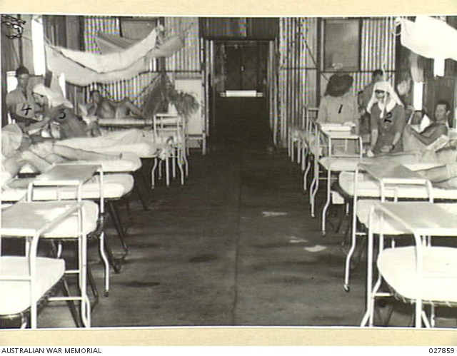 MATARANKA, N.T., AUSTRALIA. 1942-11-25. GENERAL SCENE OF THE ONLY WARD ...