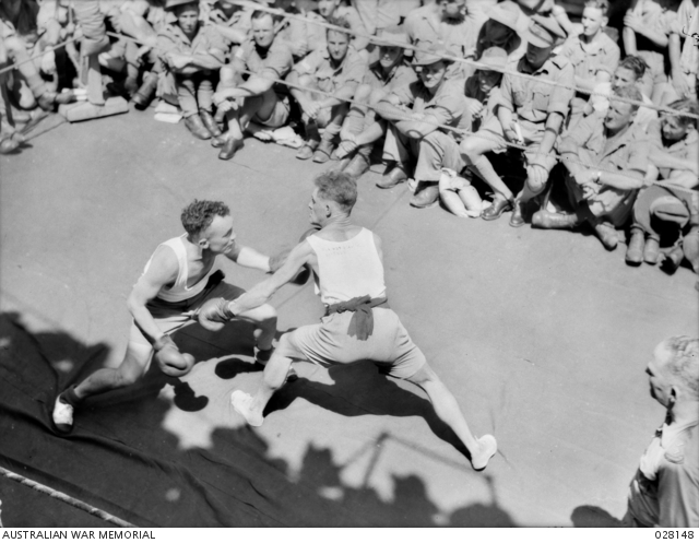 ON BOARD HM TRANSPORT LACONIA, AT SEA. 1942-03-22. AN INCIDENT DURING A ...