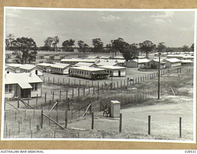 MURCHISON, AUSTRALIA. 1943-01. PANORAMIC VIEW OF CAMPS OF NO. 13 ...