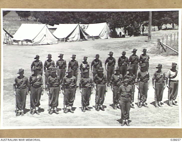 MURCHISON, AUSTRALIA. 1943-01. MEMBERS OF AN AUSTRALIAN GARRISON ...