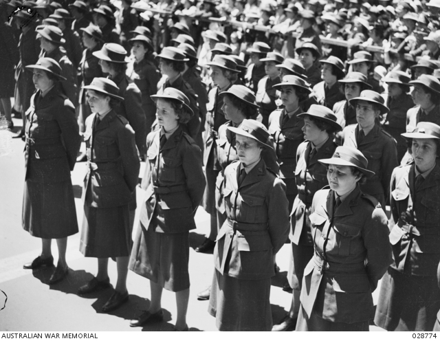 PERTH, AUSTRALIA. 1942-11-06. MEMBERS OF THE AUSTRALIAN WOMEN'S ARMY ...