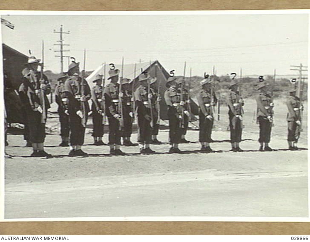 FREMANTLE, WA. 1942-11-24. GENERAL SALUTE TO THE GENERAL- OFFICER ...