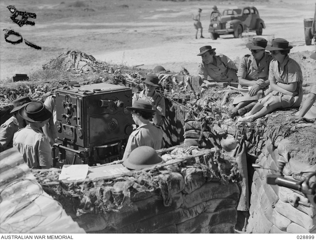 BUCKLAND, WA. 1942-11-24. MEMBERS OF THE AUSTRALIAN WOMEN'S ARMY ...