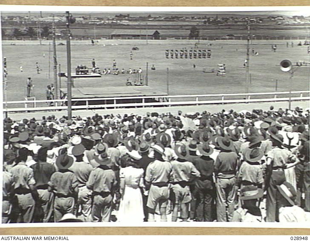 PERTH, AUSTRALIA. 1943-01-16. GENERAL VIEW OF THE ARENA AND SPECTATORS ...