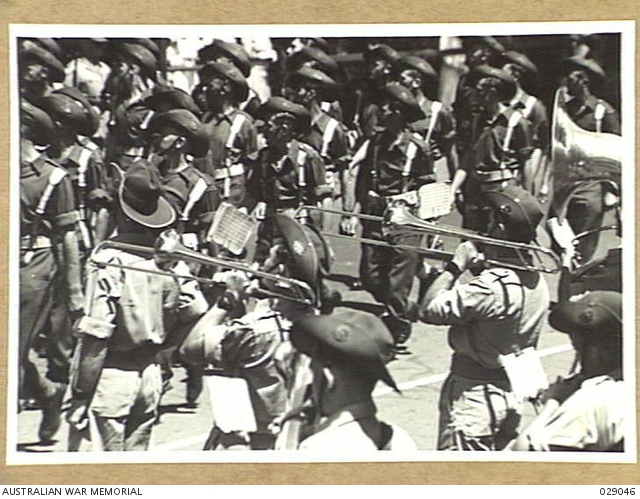 PERTH, AUSTRALIA. 1943-02-05. MARCH OF 13TH AUSTRALIAN INFANTRY BRIGADE ...