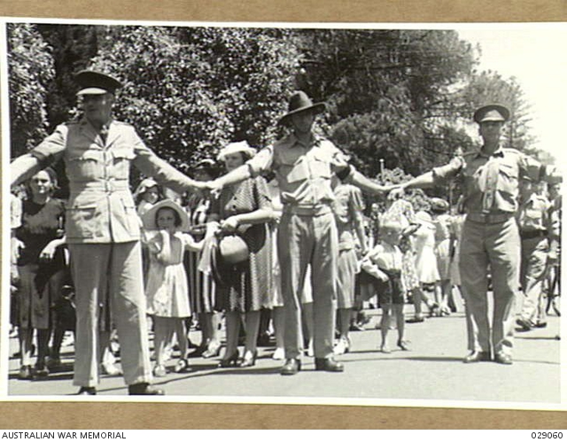 PERTH, AUSTRALIA. 1943-02-05. MARCH OF 13TH AUSTRALIAN INFANTRY BRIGADE ...