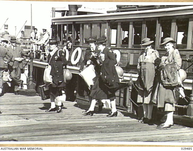 SYDNEY, AUSTRALIA. 1943-02-27. MEMBERS OF THE VOLUNTARY AID DETACHMENT ...