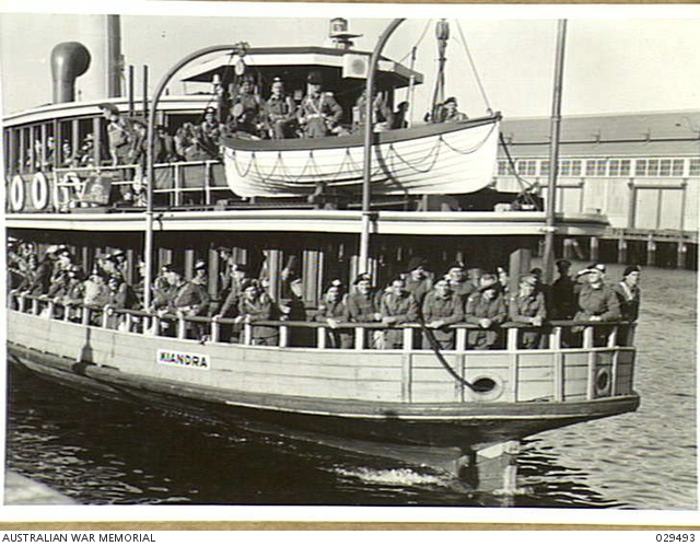 SYDNEY, AUSTRALIA. 1943-02-27. QUEENSLAND MEMBERS OF THE 9TH AUSTRALIAN ...