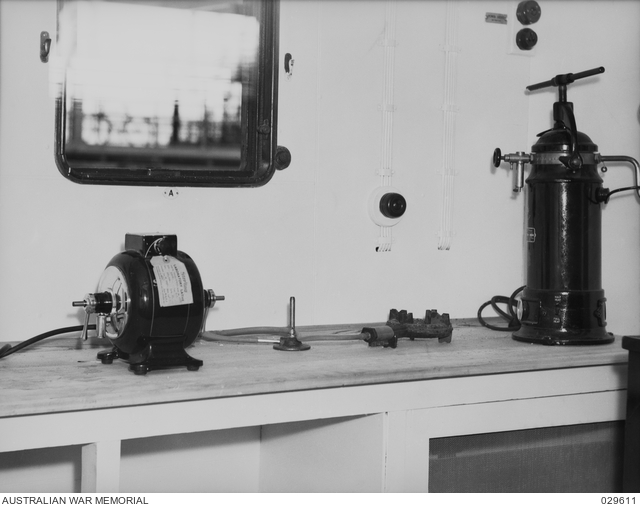 MELBOURNE, AUSTRALIA. 1943-03. INTERIOR "SHOT" OF THE NEW HOSPITAL SHIP ...