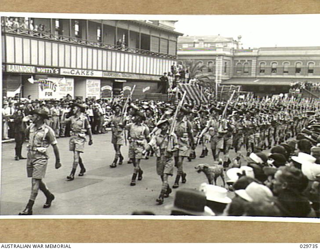 PERTH, AUSTRALIA. 1943-03-18. A COMPANY OF 5TH AUSTRALIAN INFANTRY ...
