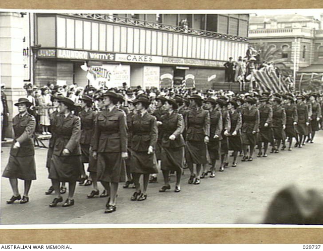 PERTH, AUSTRALIA. 1943-03-18. MARCH OF THE 5TH AUSTRALIAN INFANTRY ...