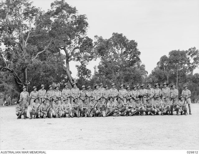 PERTH, WA. 1943-03-24. GROUP OF CARRIER AND MOTOR TRANSPORT PERSONNEL ...