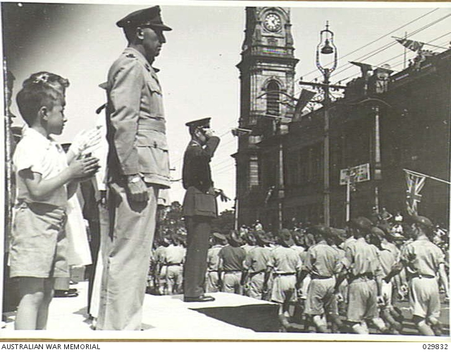ADELAIDE, AUSTRALIA. 1943-03-26. SOUTH AUSTRALIAN MEMBERS OF THE 9TH ...