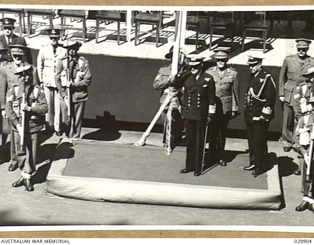 MELBOURNE, VIC. 1943-03-26. ADMIRAL SIR GUY ROYLE, KCB, CMG, RN, FIRST ...