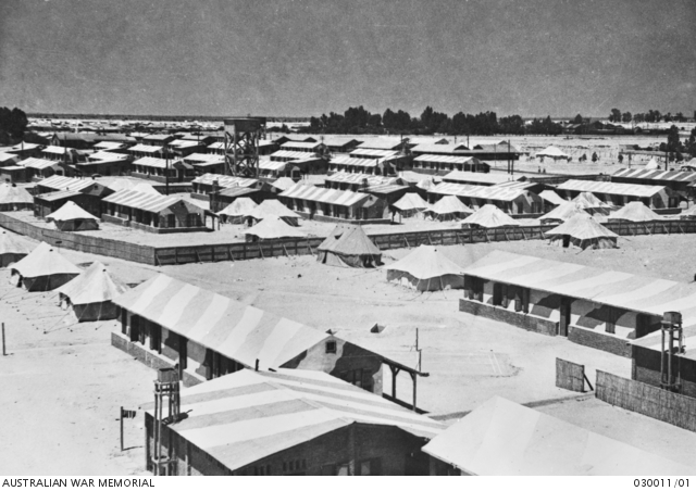 KANTARA, EGYPT. 1941-07. GENERAL VIEW OF 2/2 AUSTRALIAN GENERAL ...