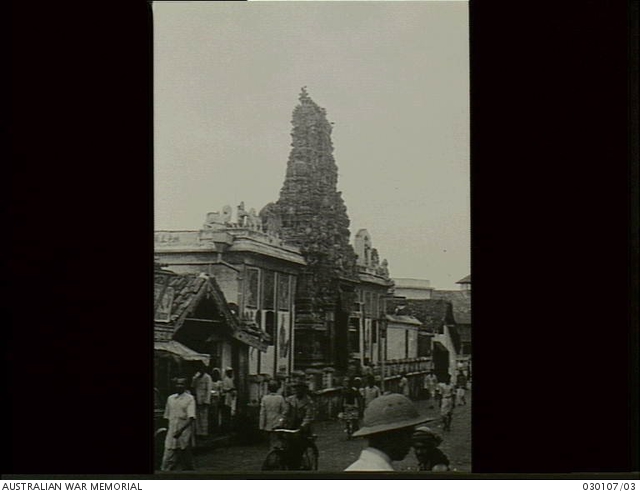 Native Temple in Colombo. | Australian War Memorial