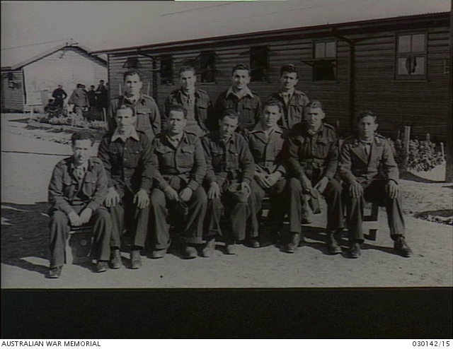 Hay, NSW. 9 September 1943. Group of Italian prisoners of war (POW ...