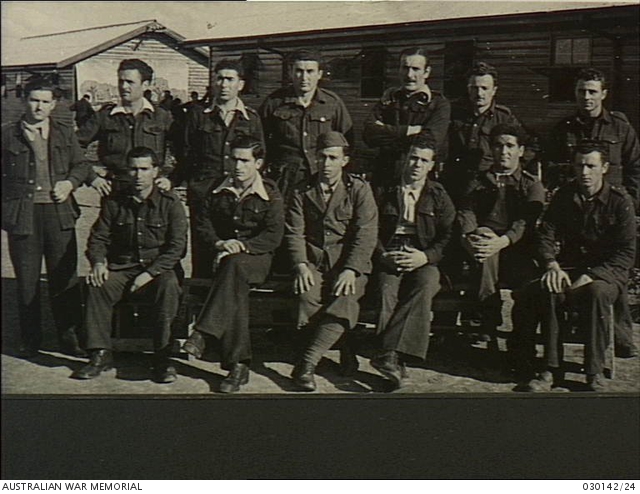 Hay, NSW. 9 September 1943. Group of Italian prisoners of war (POW ...