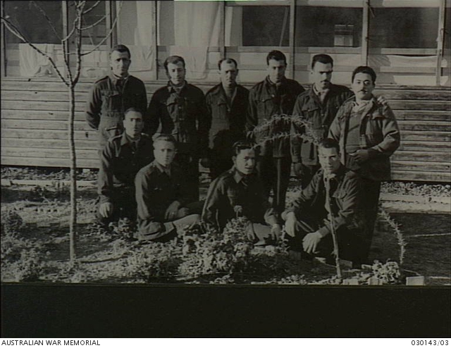 Hay, NSW. 9 September 1943. Group of Italian prisoners of war (POW ...