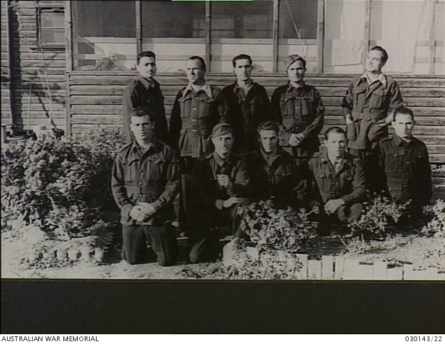 Hay, NSW. 9 September 1943. Group of Italian prisoners of war (POW ...