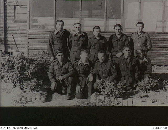 Hay, NSW. 9 September 1943. Group of Italian prisoners of war (POW ...