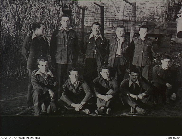 Hay, NSW. 9 September 1943. Group of Italian prisoners of war (POW ...