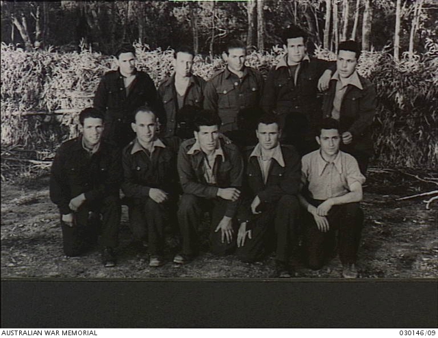 Hay, NSW. 9 September 1943. Group of Italian prisoners of war (POW ...