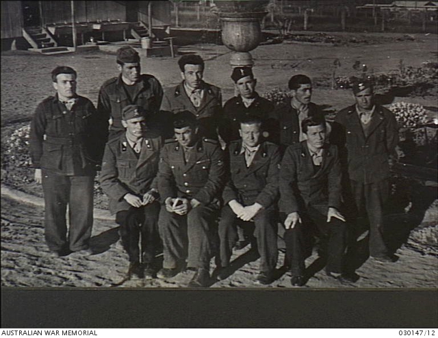 Cowra, NSW. 16 September 1943. Group of Italian prisoners of war (POW ...