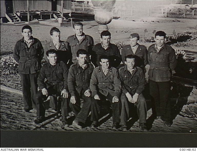 Cowra, NSW. 16 September 1943. Group of Italian prisoners of war (POW ...