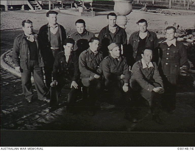 Cowra, NSW. 16 September 1943. Group of Italian prisoners of war (POW ...