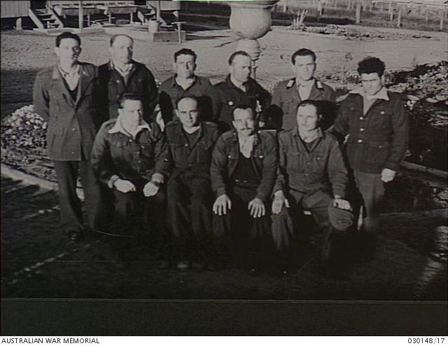 Cowra, NSW. 16 September 1943. Group of Italian prisoners of war (POW ...