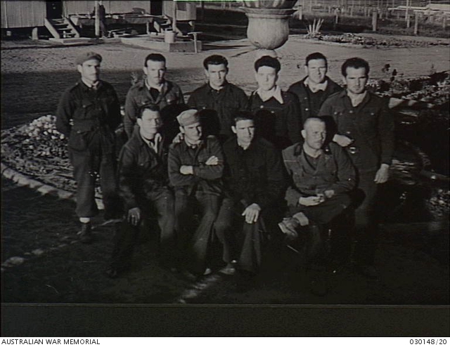 Cowra, NSW. 16 September 1943. Group of Italian prisoners of war (POW ...