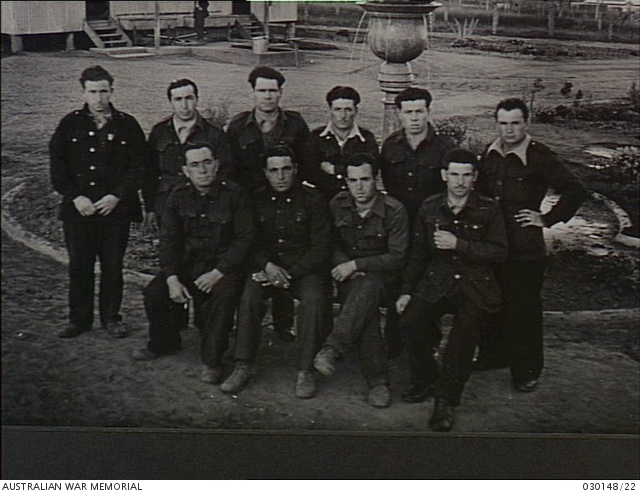Cowra, NSW. 16 September 1943. Group of Italian prisoners of war (POW ...