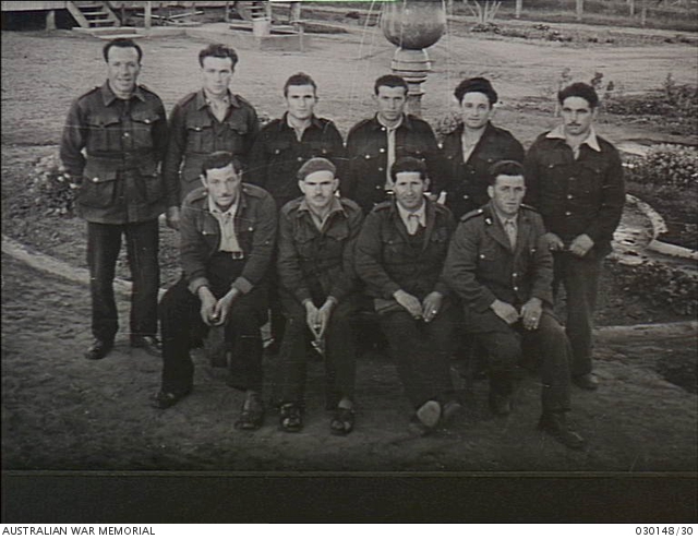 Cowra, NSW. 16 September 1943. Group of Italian prisoners of war (POW ...