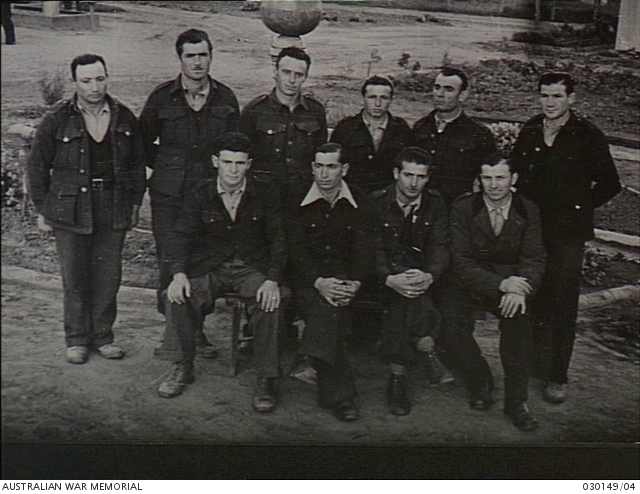 Cowra, NSW. 16 September 1943. Group of Italian prisoners of war (POW ...