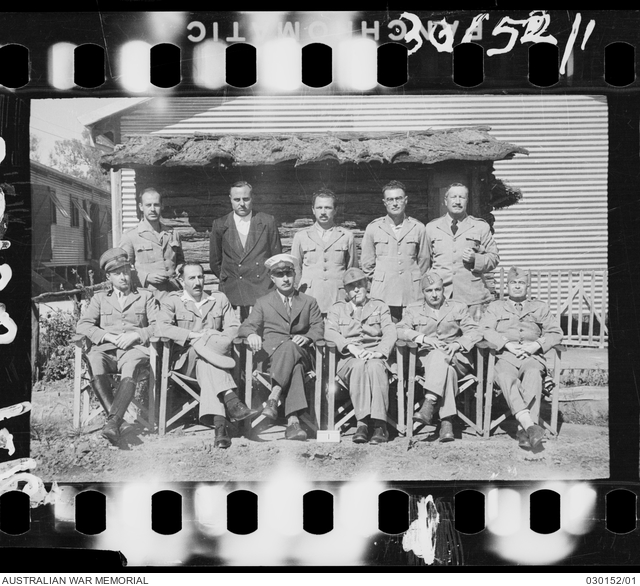 Myrtleford, Australia. 5 November 1943. Group of Italian officer ...