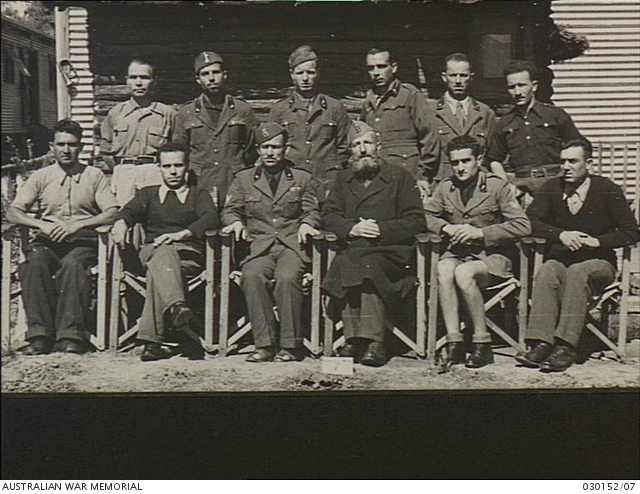 Myrtleford, Australia. 5 November 1943. Group of Italian officer ...