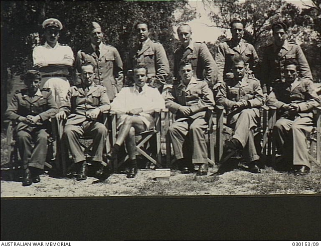 Myrtleford, Australia. 5 November 1943. Group of Italian officer ...