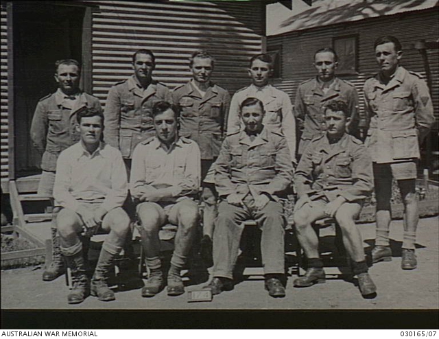 Murchison, Australia. 5 December 1943. Group of German prisoners of war ...