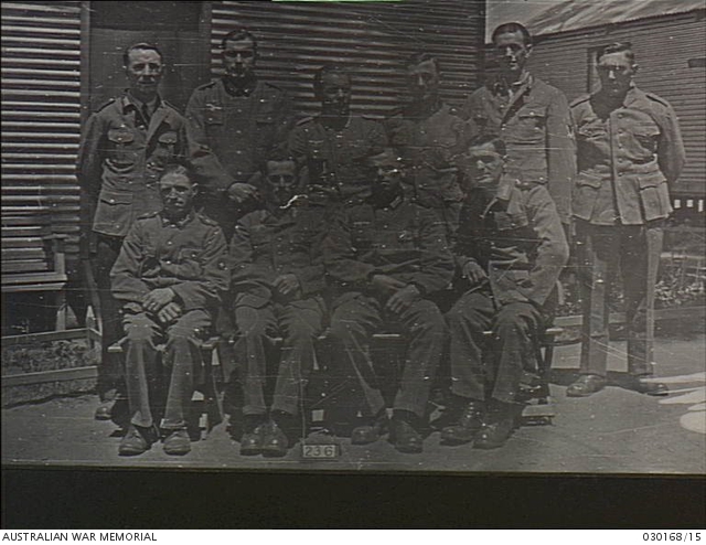 Murchison, Australia. 5 December 1943. Group of German prisoners of war ...